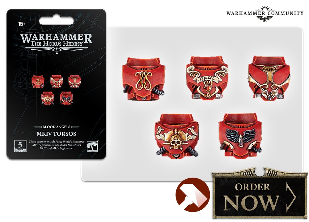 Améliorations Blood Angels et World Eaters sur commande