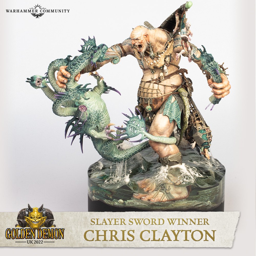 Le gagnant de la Slayer Sword du Golden Demon