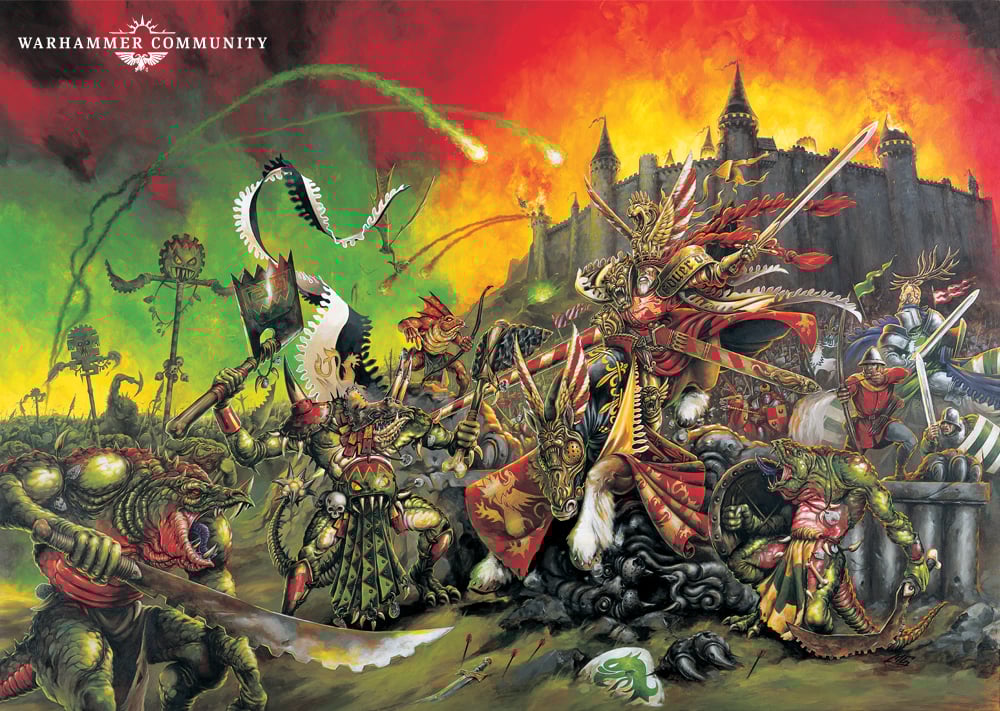 Une histoire abrégée de superbes illustrations de Warhammer